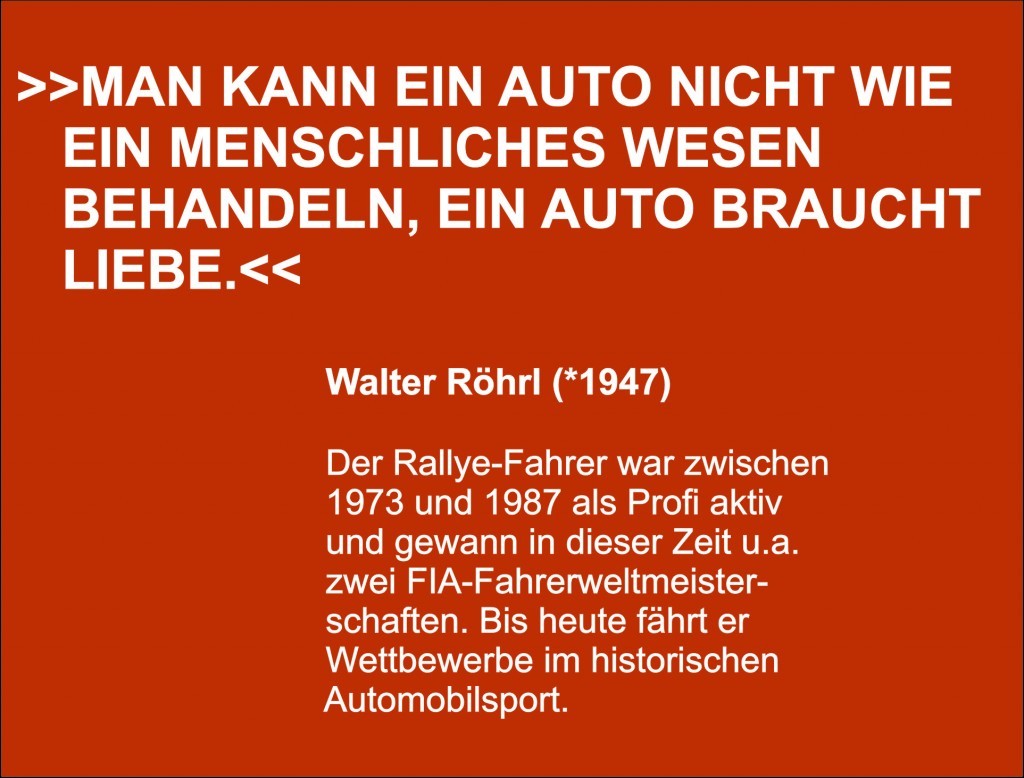 Walter Röhrl Spruch